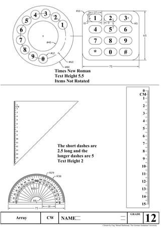 AutoCAD sheets | PDF