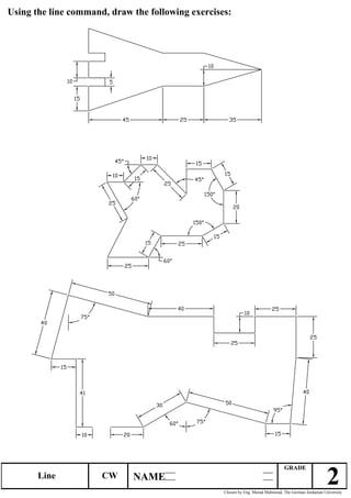 AutoCAD sheets | PDF