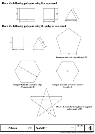 AutoCAD sheets | PDF