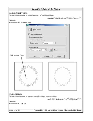 Auto CAD Notes | PDF