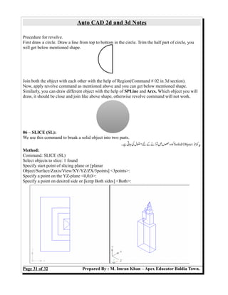 Auto CAD Notes | PDF