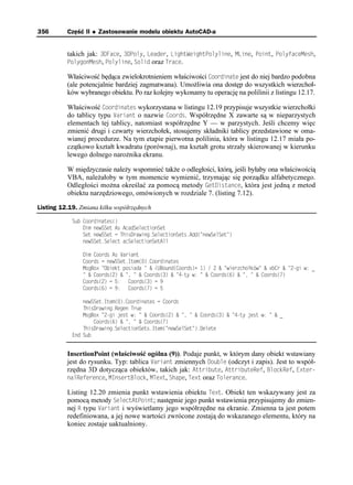 AutoCAD 2002 i 2004. Tworzenie makr w VBA | PDF