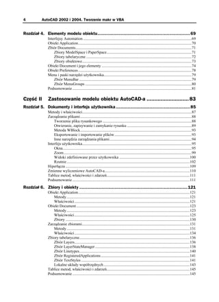 AutoCAD 2002 i 2004. Tworzenie makr w VBA | PDF