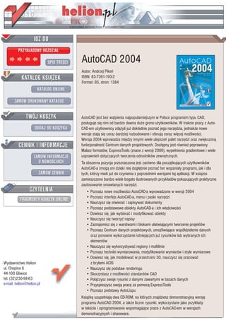 AutoCAD 2004 | PDF