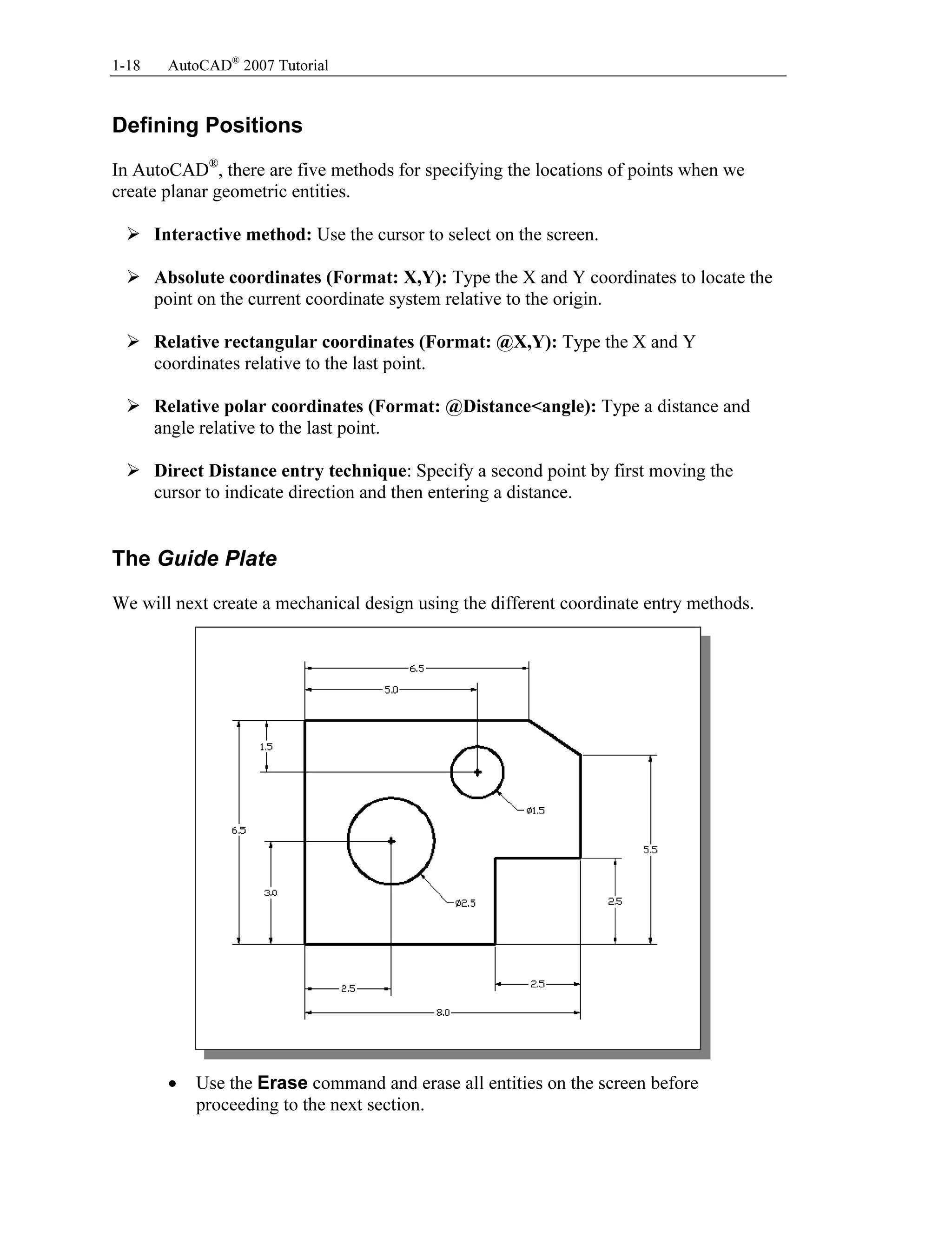 Autocad 2007 Workbook Tutorial | PDF