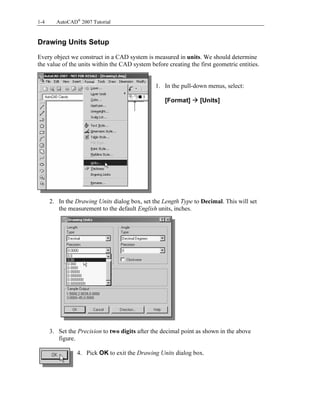 Autocad 2007 Workbook Tutorial | PDF