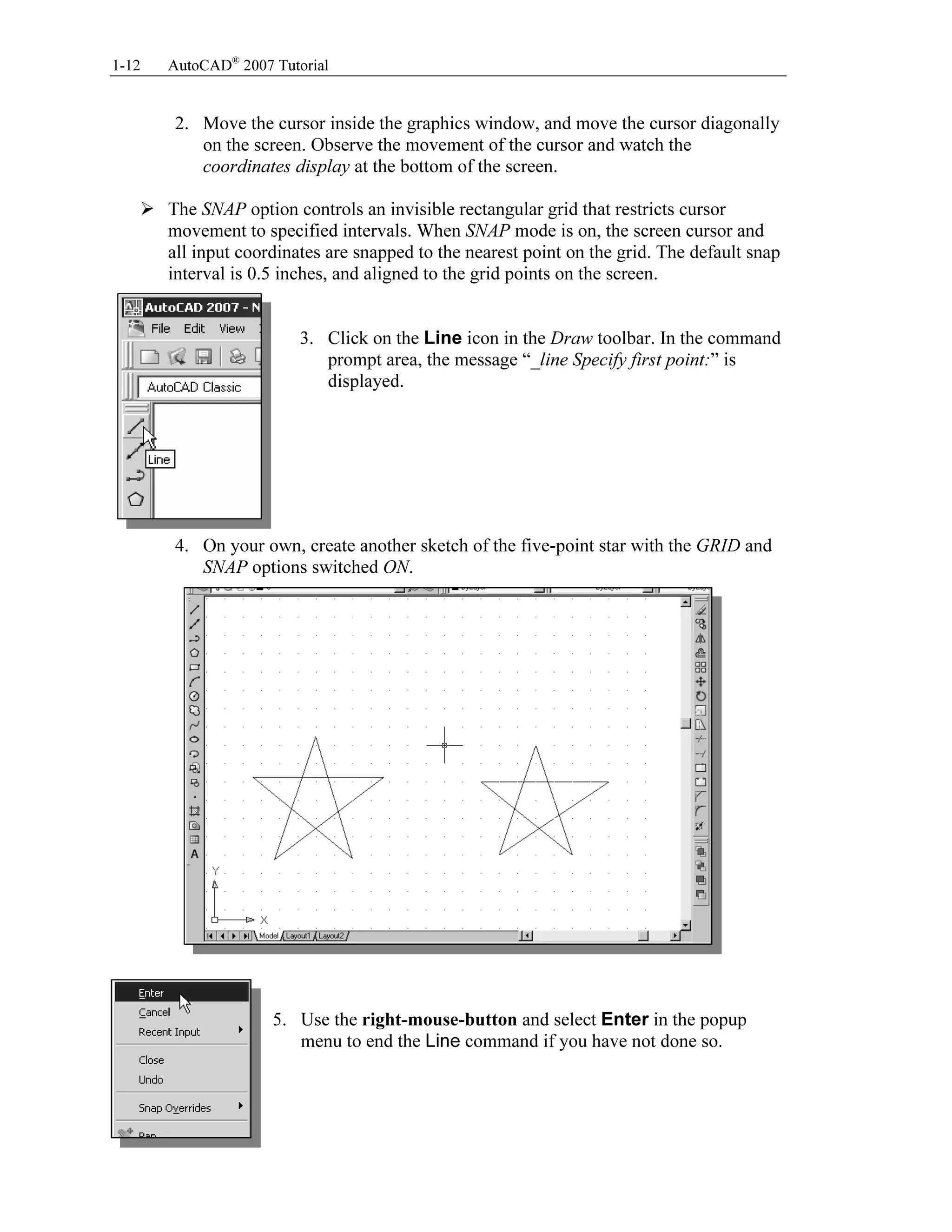 Auto cad 2007-tutorial | PDF