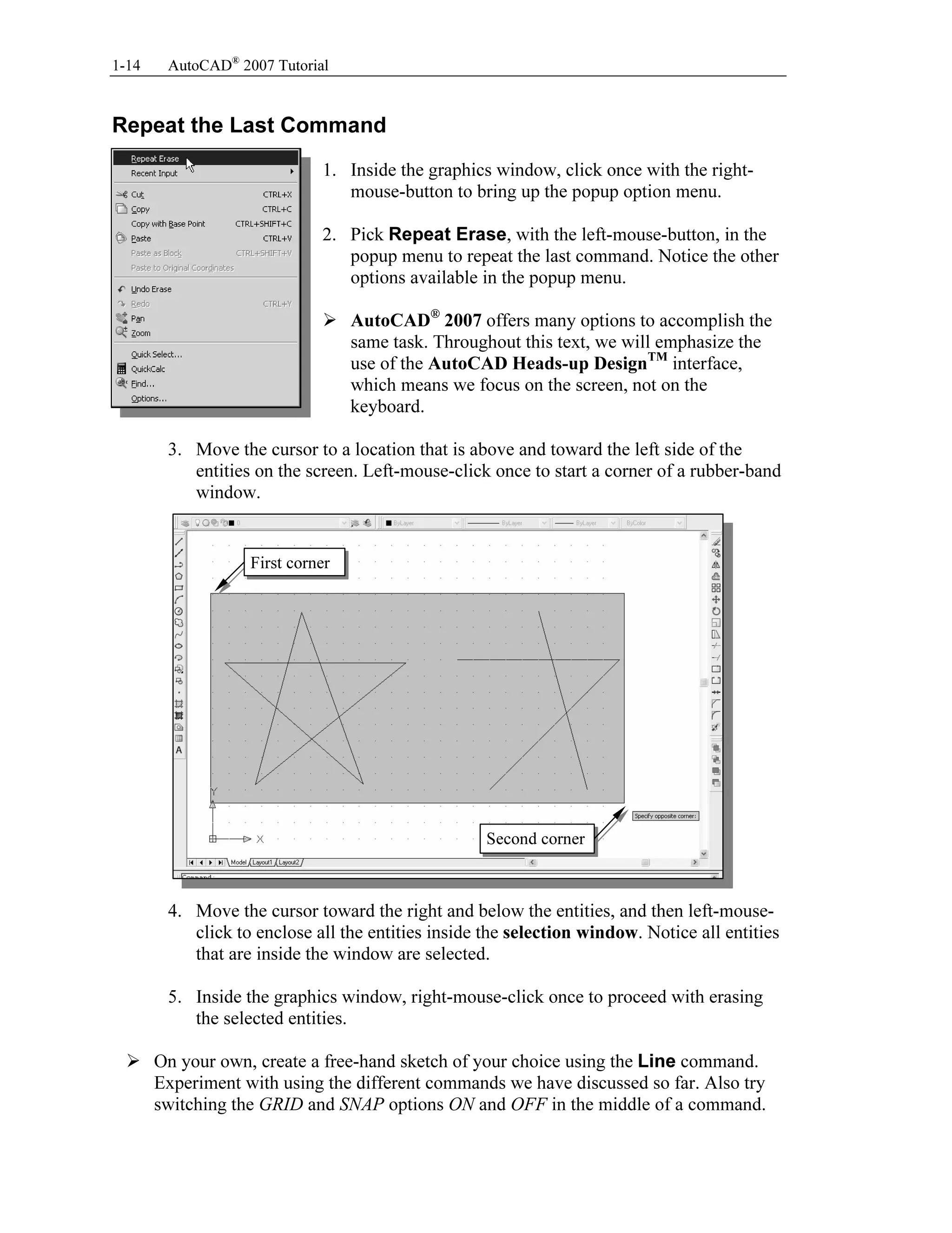 Auto cad 2007-tutorial | PDF