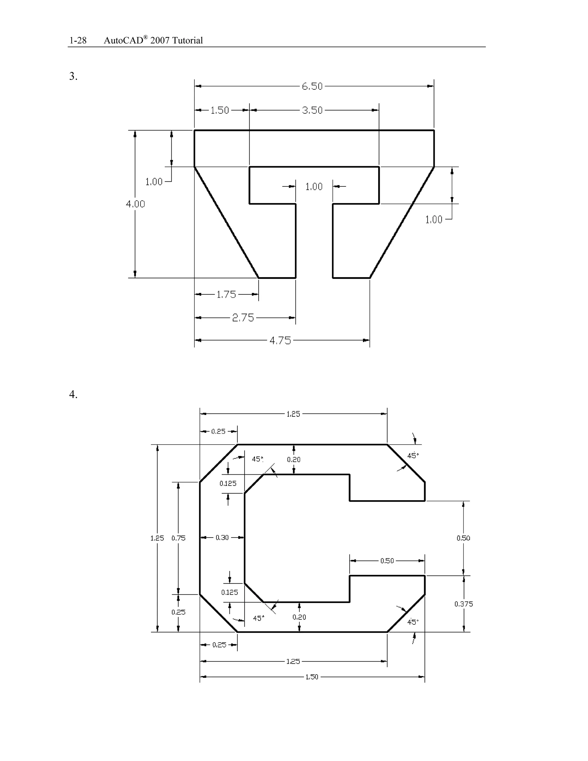 Auto cad 2007-tutorial | PDF