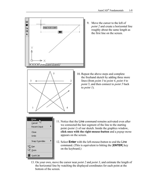 Auto cad 2007-tutorial | PDF