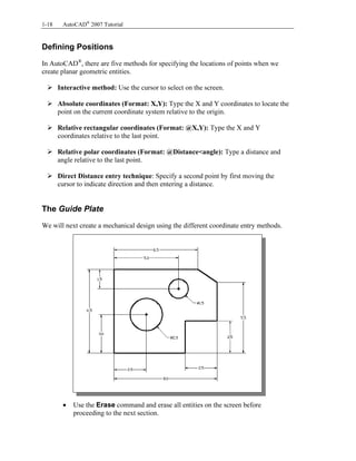 Auto cad 2007-tutorial | PDF