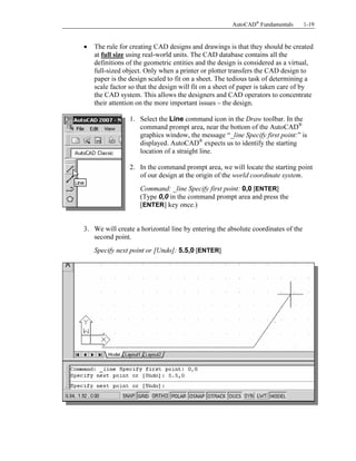 Auto cad 2007-tutorial | PDF