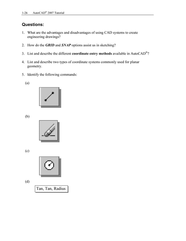 Auto cad 2007-tutorial | PDF