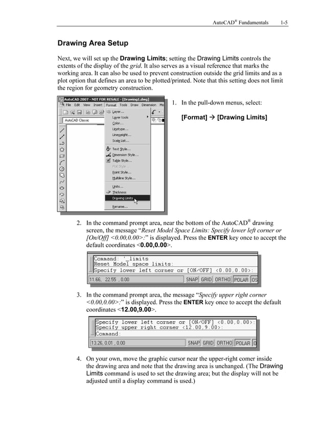 Auto cad 2007-tutorial | PDF