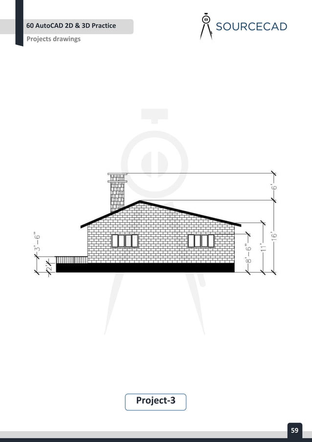 AUTOCAD 2D&3D PRACTICE DRAWING | PDF