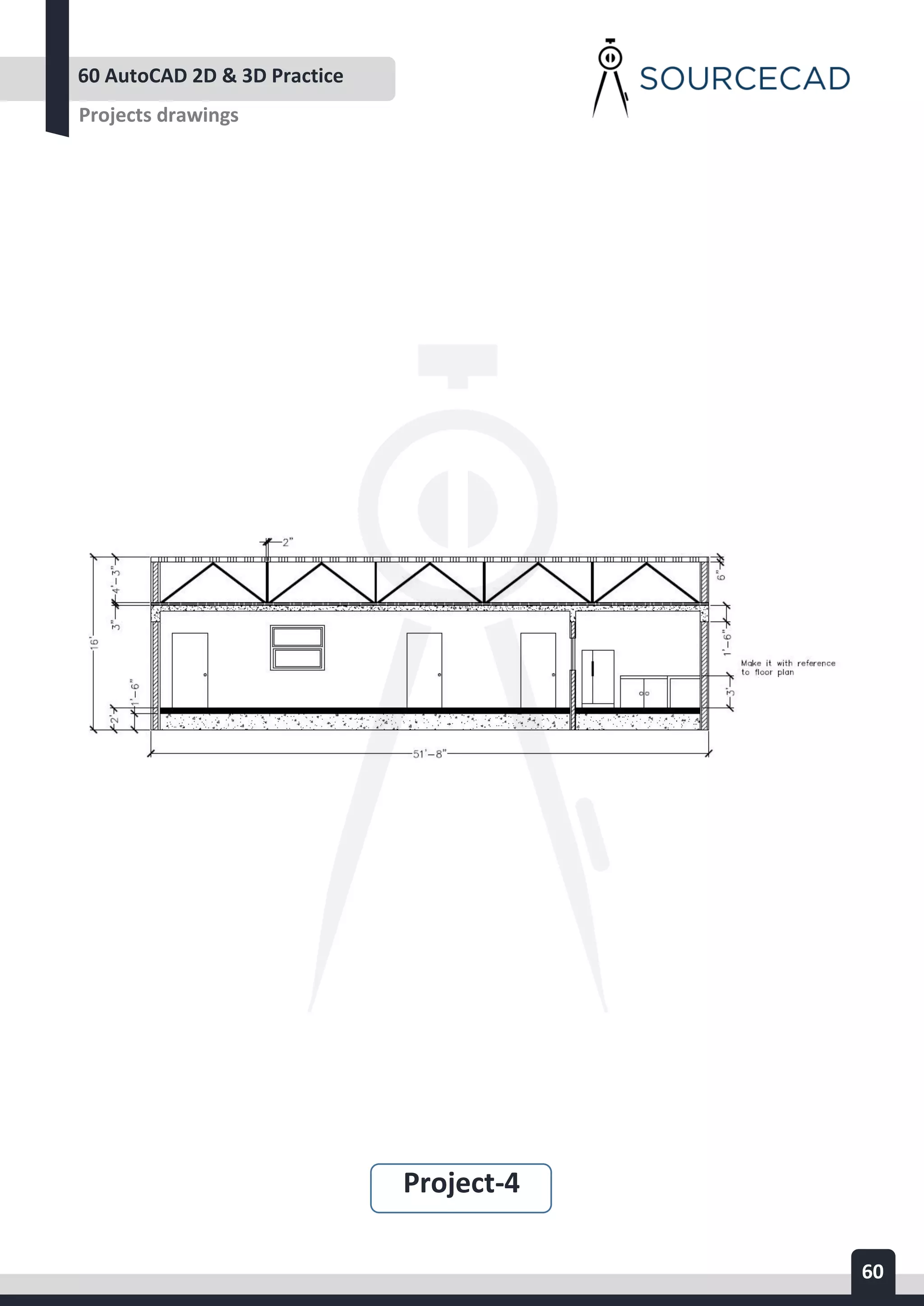 AUTOCAD 2D&3D PRACTICE DRAWING | PDF