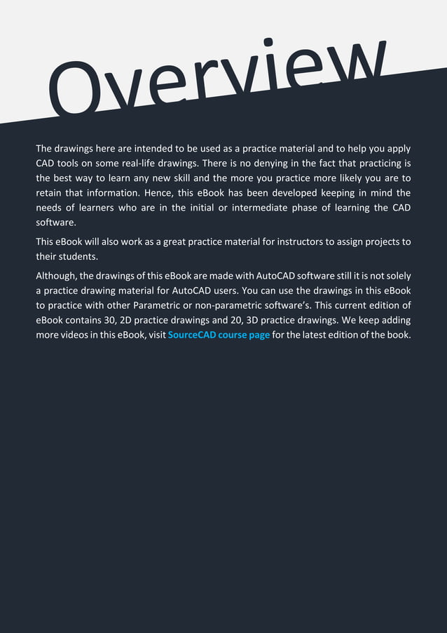 AUTOCAD 2D&3D PRACTICE DRAWING | PDF