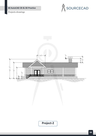 AUTOCAD 2D&3D PRACTICE DRAWING | PDF