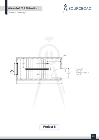 AUTOCAD 2D&3D PRACTICE DRAWING | PDF