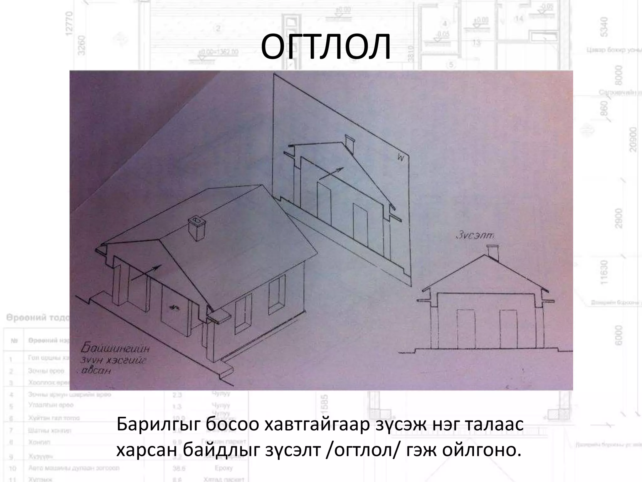 Autocad програмыг хэрэглэх барилгын ажлын зураг уншиж ойлгох чадавхи олгох сургалт Pptx