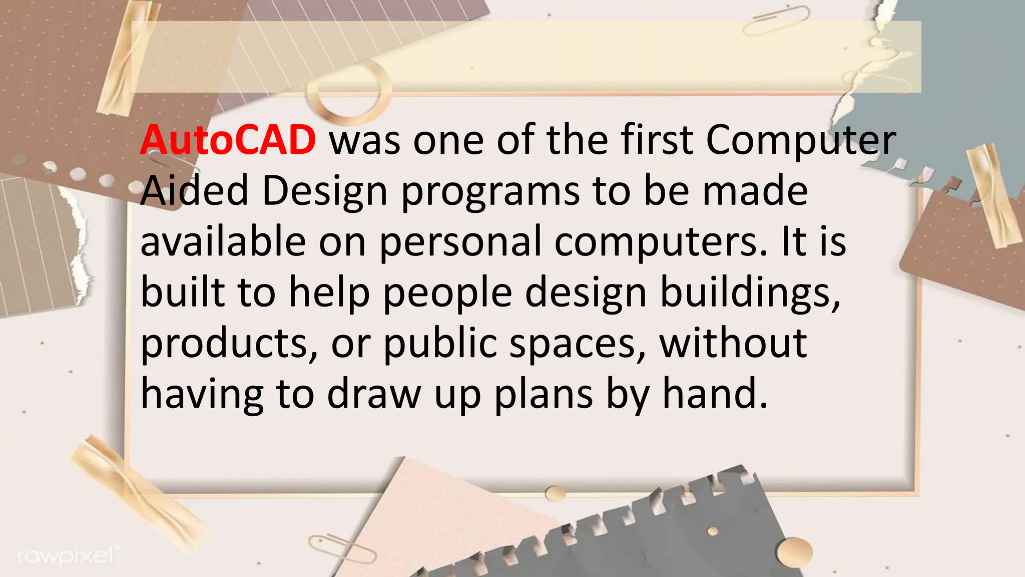 AUTO CAD TECHNICAL DRAFTING MODULES FOR GRADE 9 AND GRADE 10 | PPTX