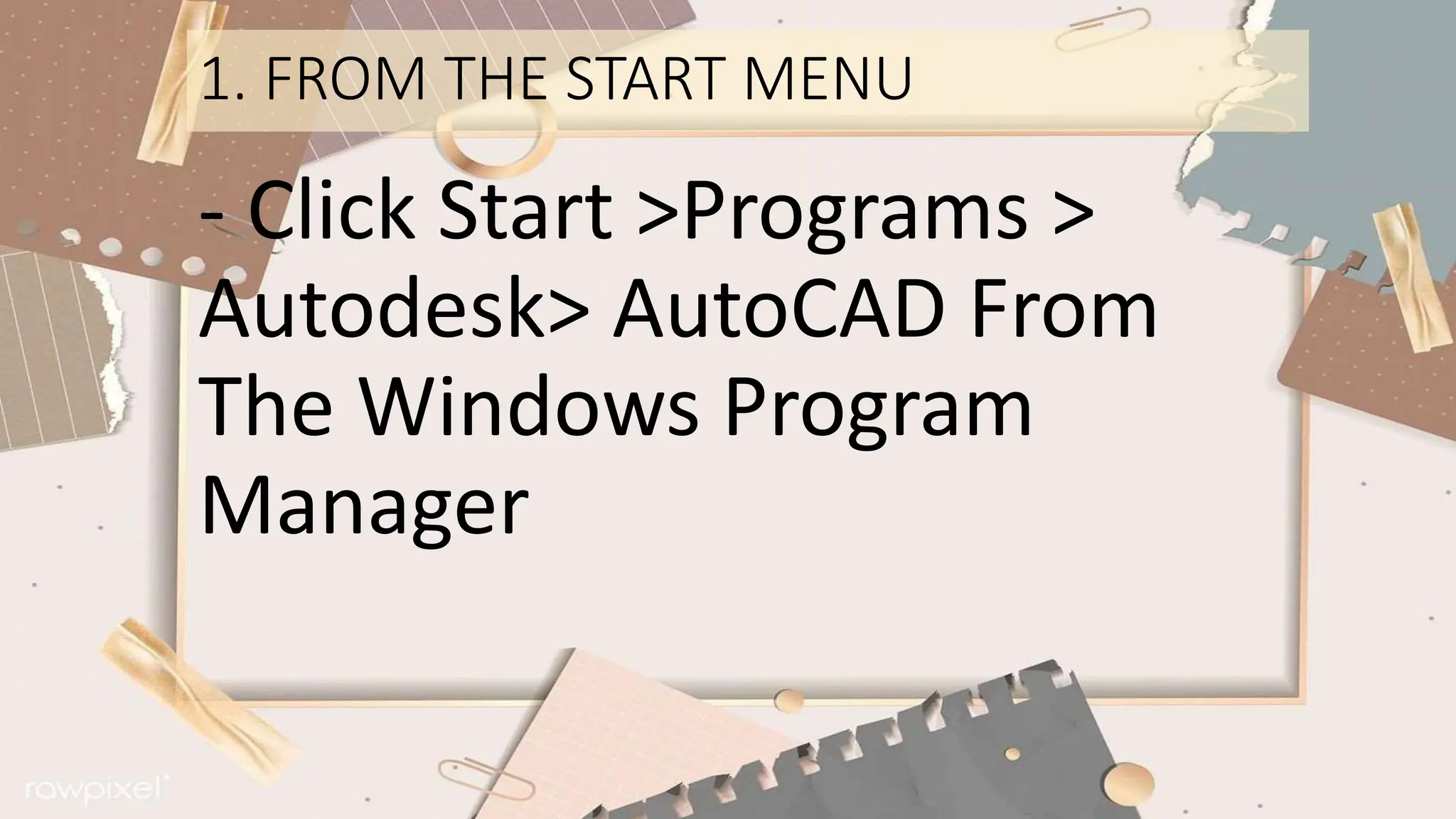 AUTO CAD TECHNICAL DRAFTING MODULES FOR GRADE 9 AND GRADE 10 | PPTX