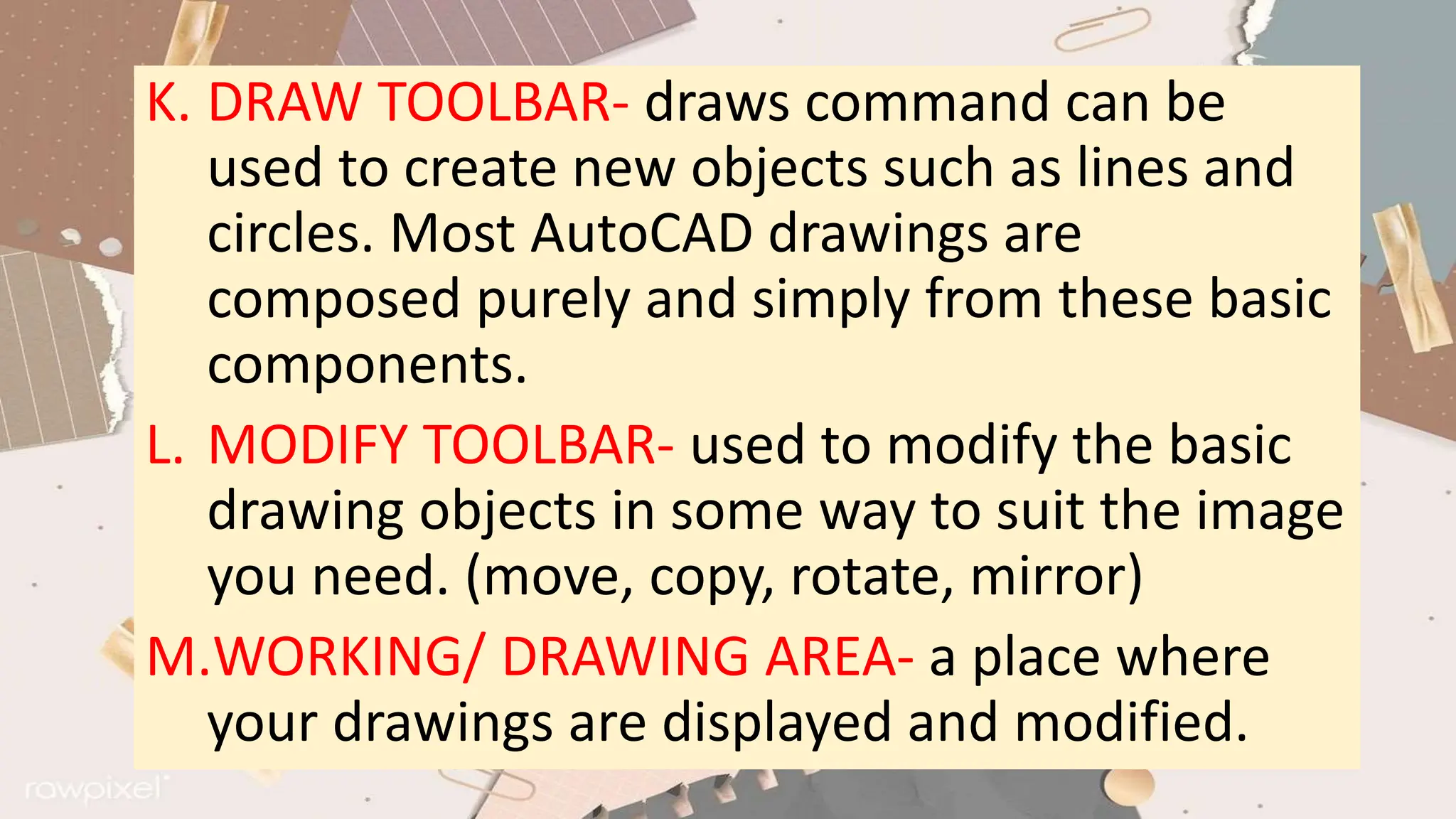 AUTO CAD TECHNICAL DRAFTING MODULES FOR GRADE 9 AND GRADE 10 | PPTX
