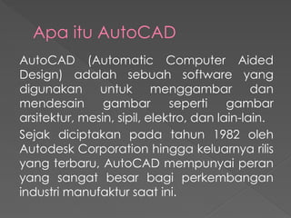 cara belajar autocad basic pemula .pptx
