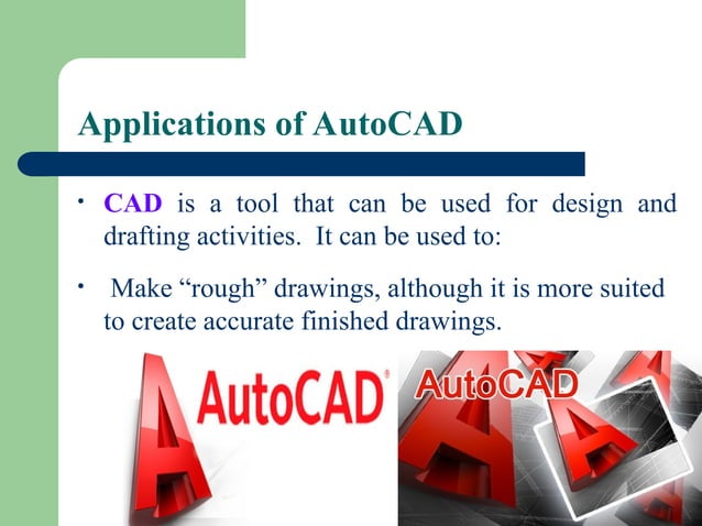 AutoCAD.ppt for Engineering purposes & Designing | PPT