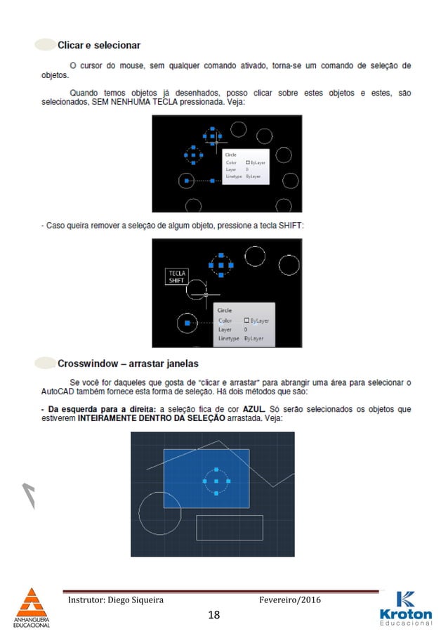 Auto cad introdução à plataforma 2d-rev01 | PDF