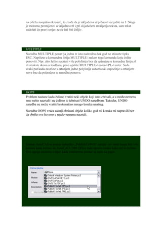 Autocad naredbe | DOC