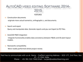 Auto cad plant 3d | PPTX