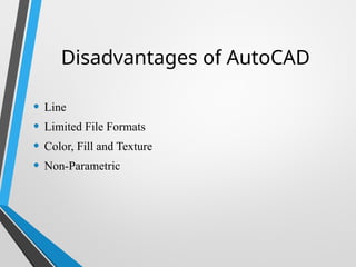AutoCAD-ppt. presentation pptx presentation | PPTX