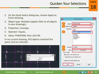 AutoCAD Productivity Hacks for Engineers, Architects, Designers, and ...