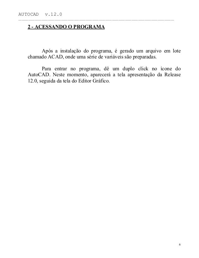 Autocad v12.0