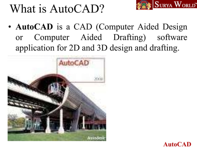 AutoCad 1.pptx | 3-D Graphics | Computer Software and Applications