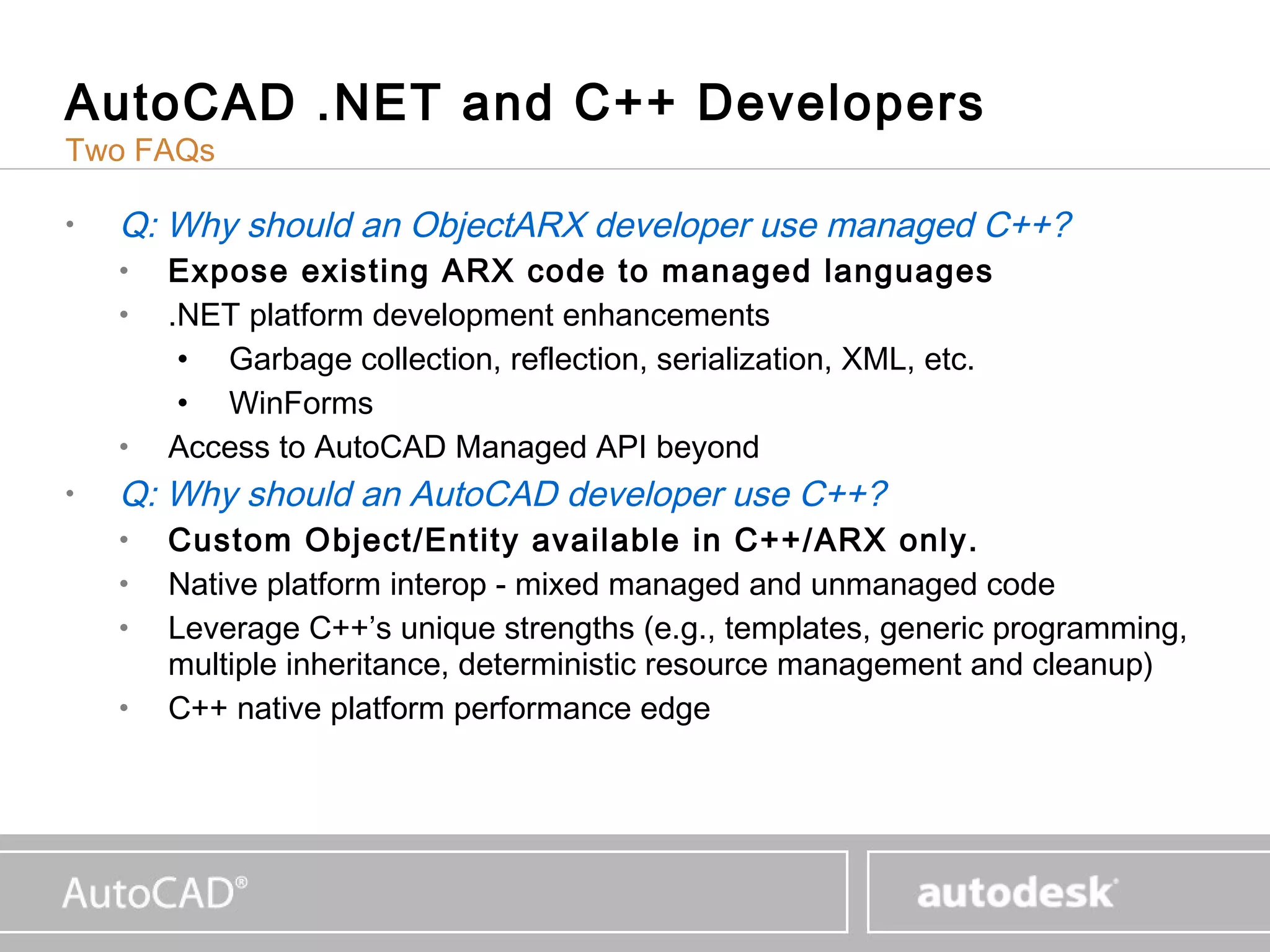 Auto cad 2006_api_overview | PPT