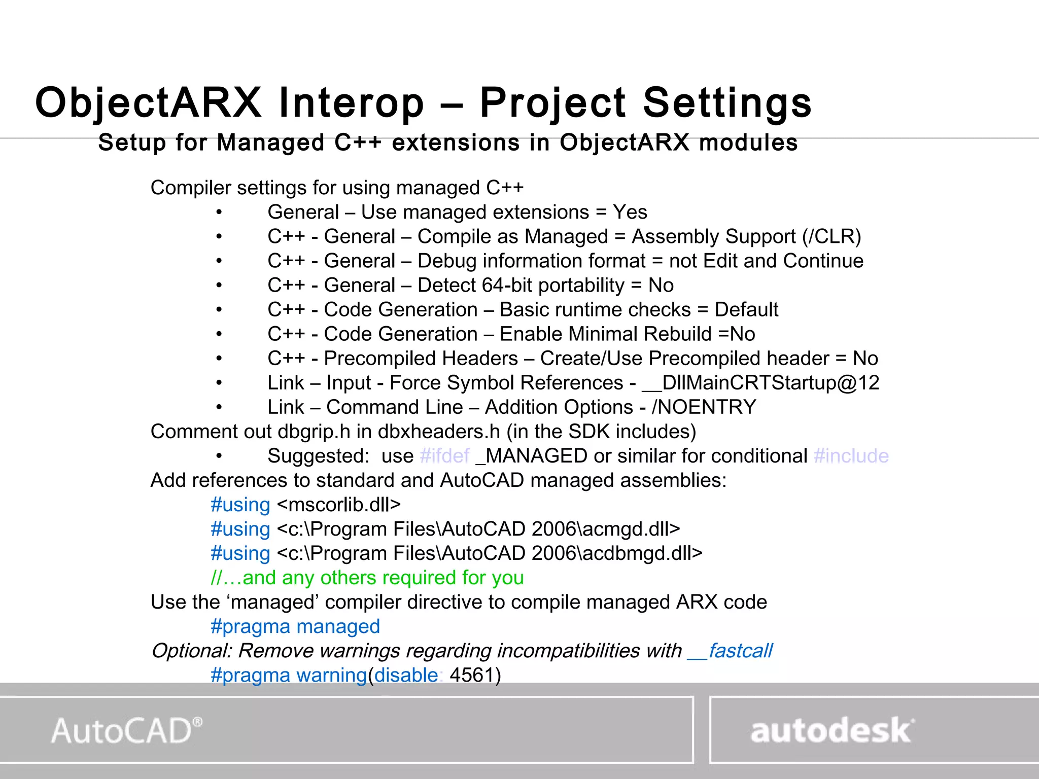 Auto cad 2006_api_overview | PPT