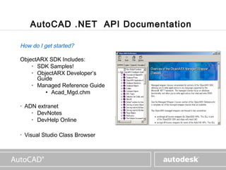 Auto cad 2006_api_overview | PPT