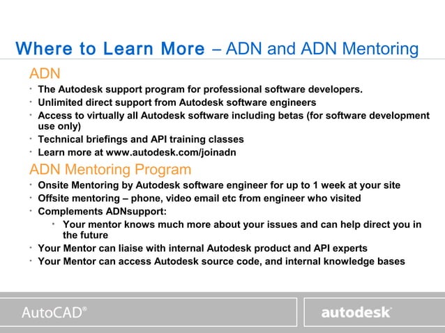 Auto cad 2006_api_overview | PPT