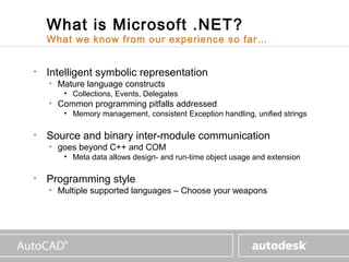 Auto cad 2006_api_overview | PPT
