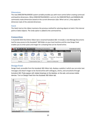 Autocad2014previewguide | PDF | Graphics Software | Computer Software and Applications