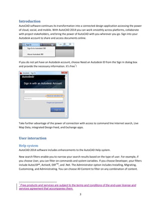 Autocad2014previewguide | PDF | Graphics Software | Computer Software and Applications