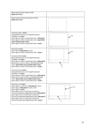 Autocad 2d modul aplikasi | PDF