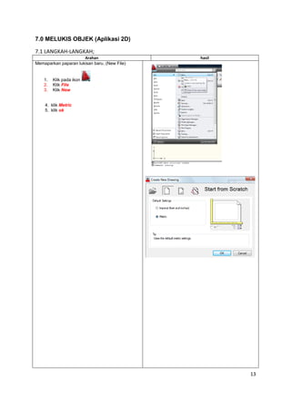 Autocad 2d modul aplikasi | PDF