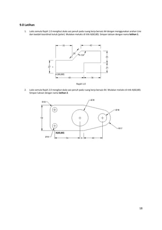 Autocad 2d modul aplikasi | PDF
