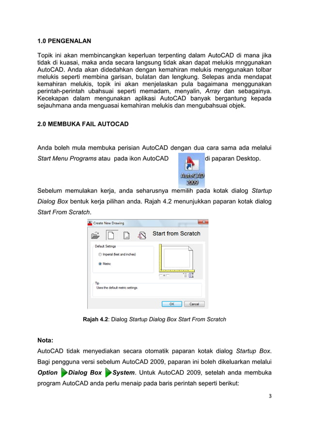 Autocad 2d modul aplikasi | PDF