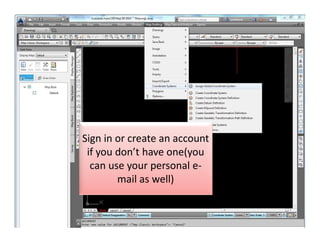 Auto cad adding_bing_maps_layer-libre | PPT