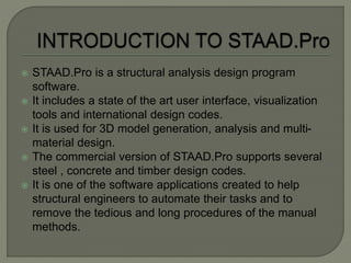Autocad and taad.pro ppt | PPTX | Desktop Publishing | Computer ...