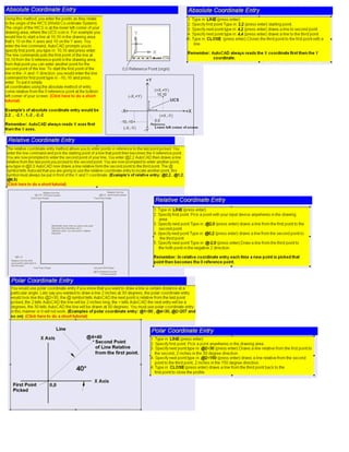 Autocad basics | PDF